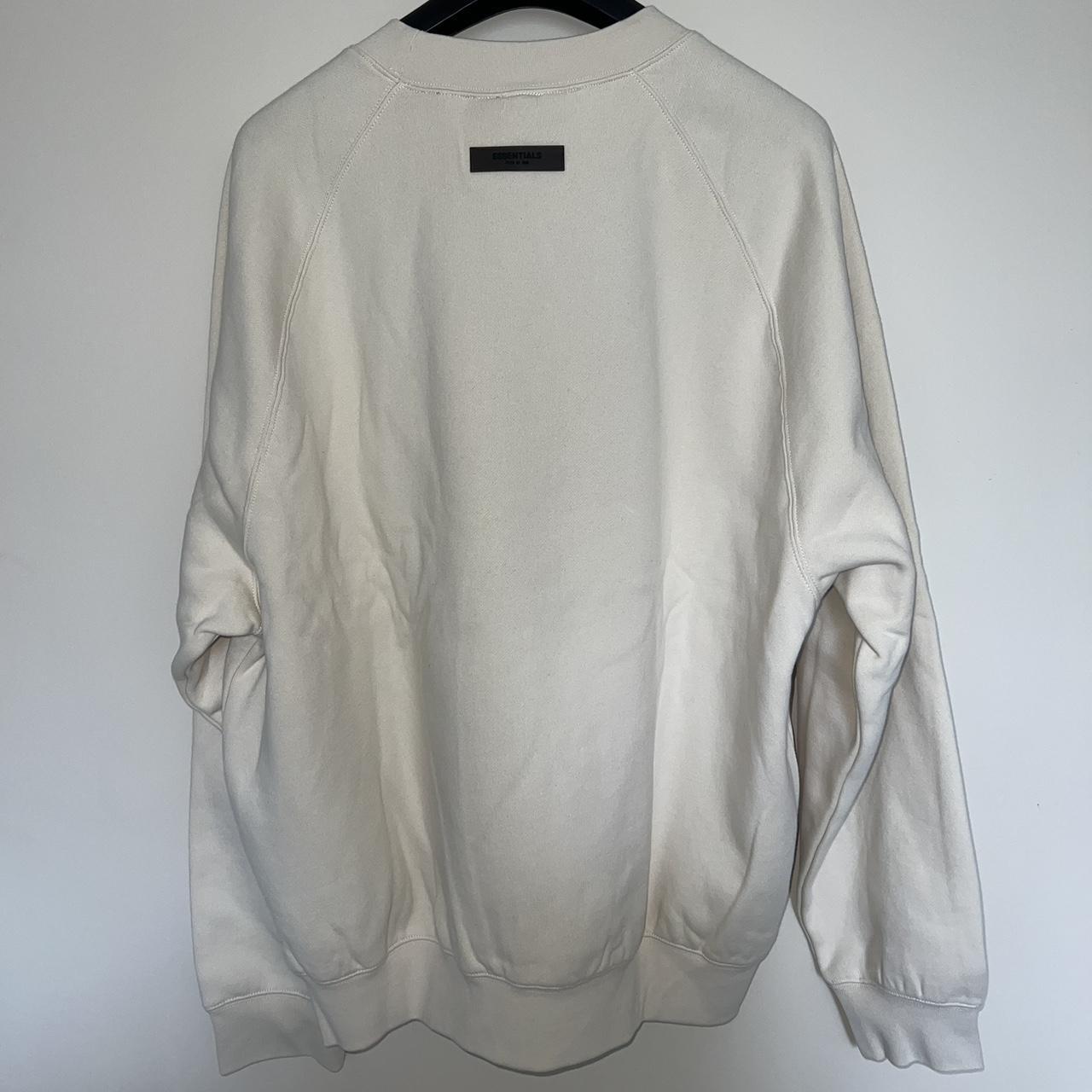FOG Essentials crewneck sweatshirt. Cream coloured... - Depop