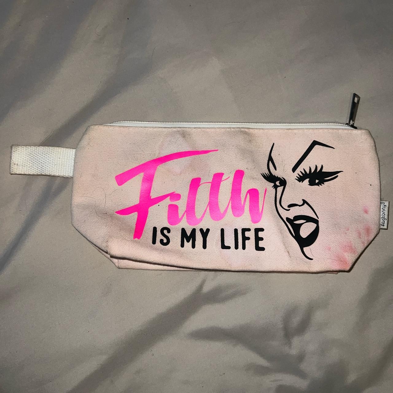 Filth Is My Life makeup bag #divine #makeupbag... - Depop