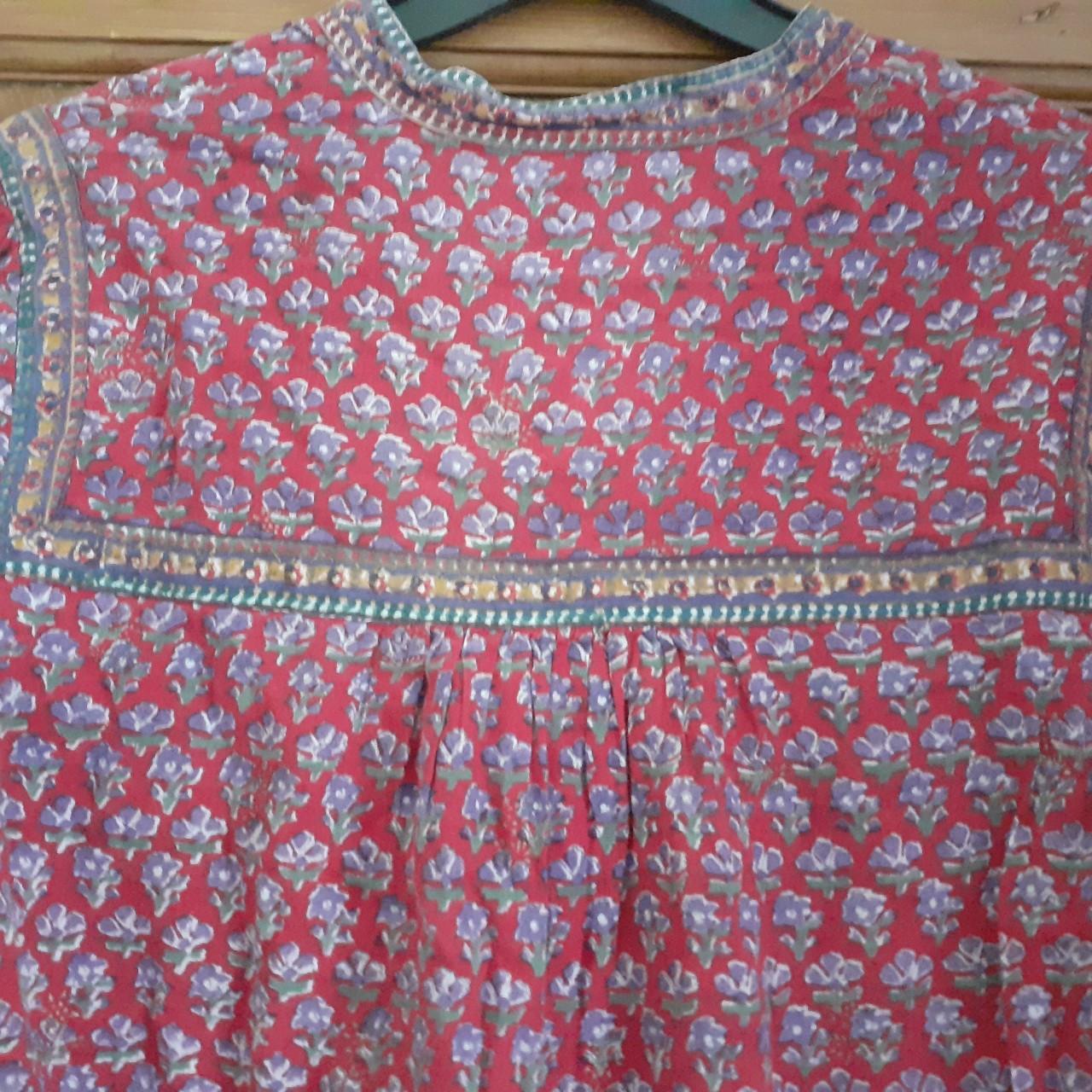 East Artisan Anokhi tunic top / blouse. Lovely and... - Depop