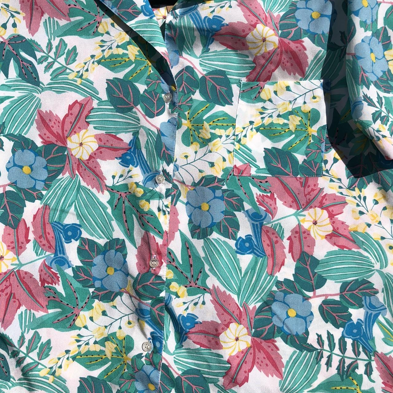 Vintage Alice Stuart 90s 80s Retro floral size 10... - Depop