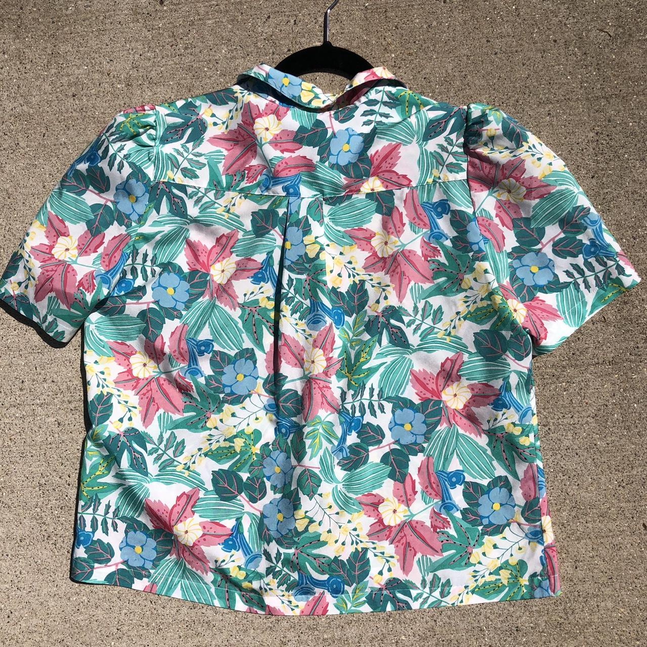 Vintage Alice Stuart 90s 80s Retro floral size 10... - Depop