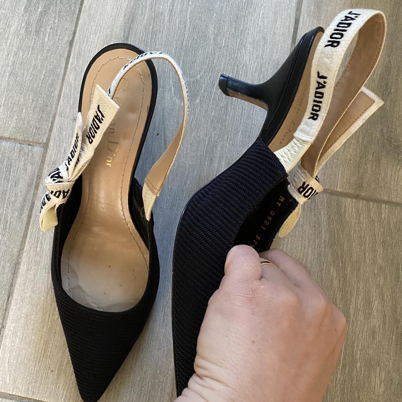 Authentic Dior slingback heels pumps Size 37 Very... - Depop