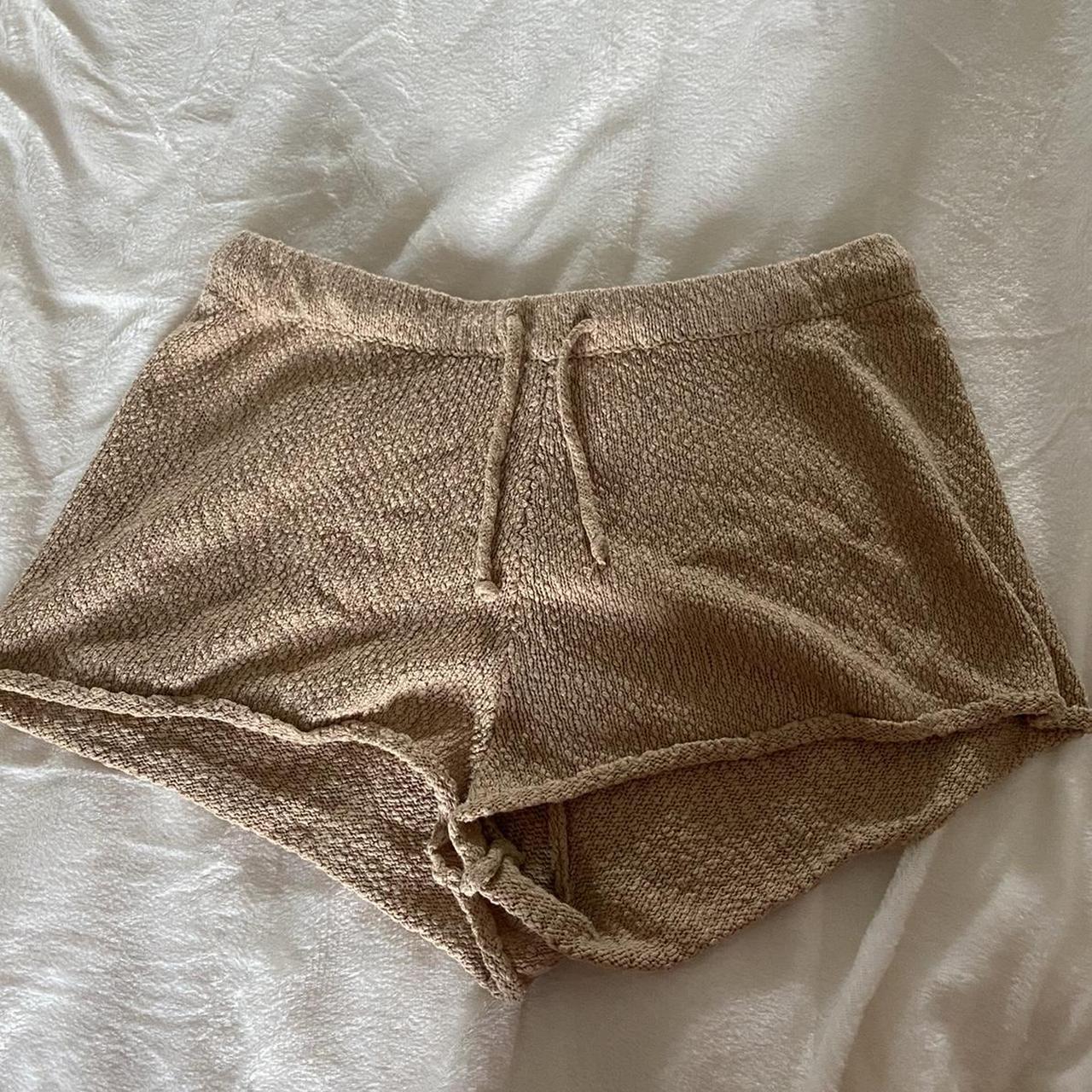 tan teddy short 💫absolutely perfect for the... - Depop