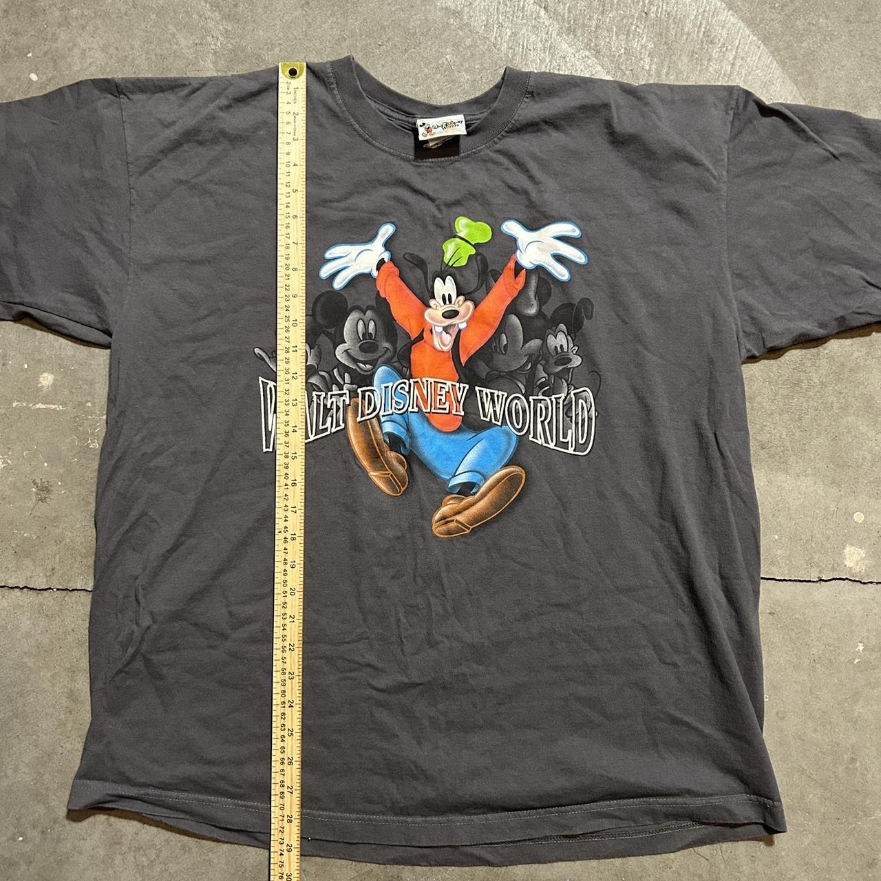 Made in USA 90s Goofy Walt Disney World Black and... | Depop