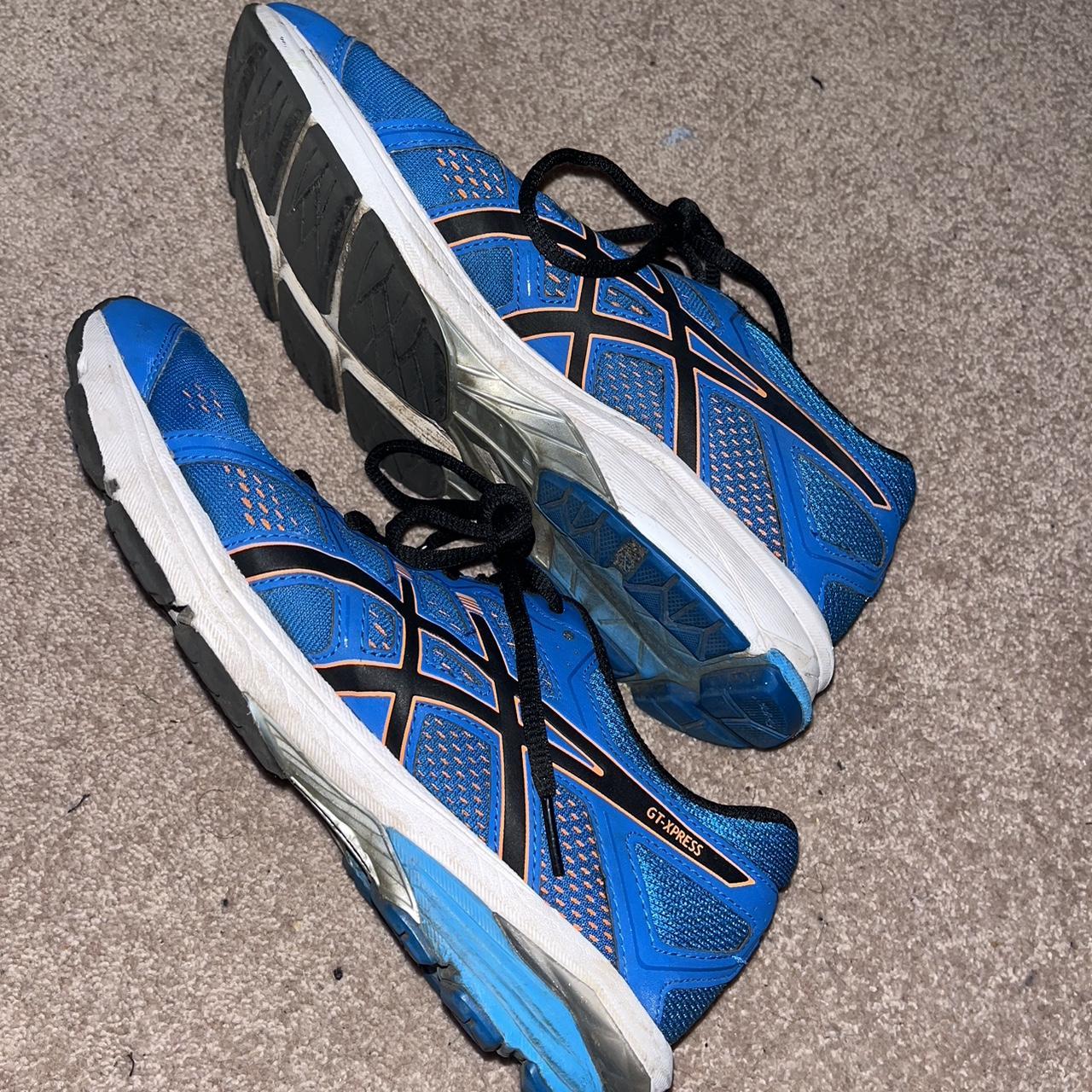Asics Gel Running Trainers Blue Mens Size 7 Depop