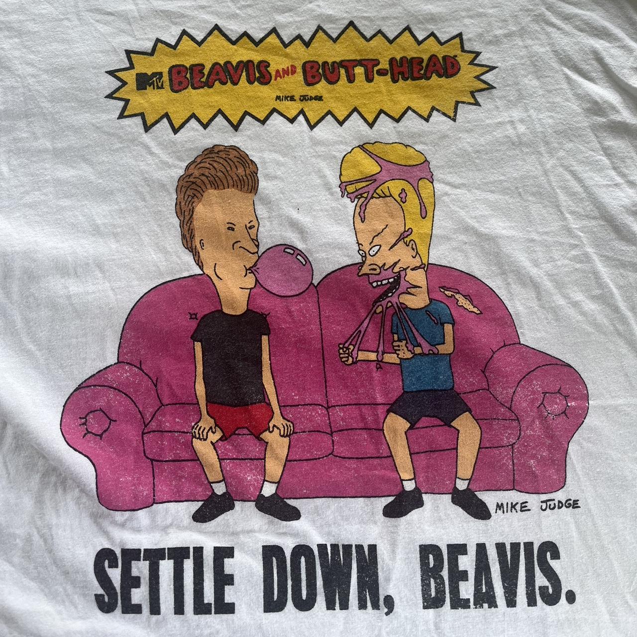 beavis and butthead t shirt from the beavis and... - Depop