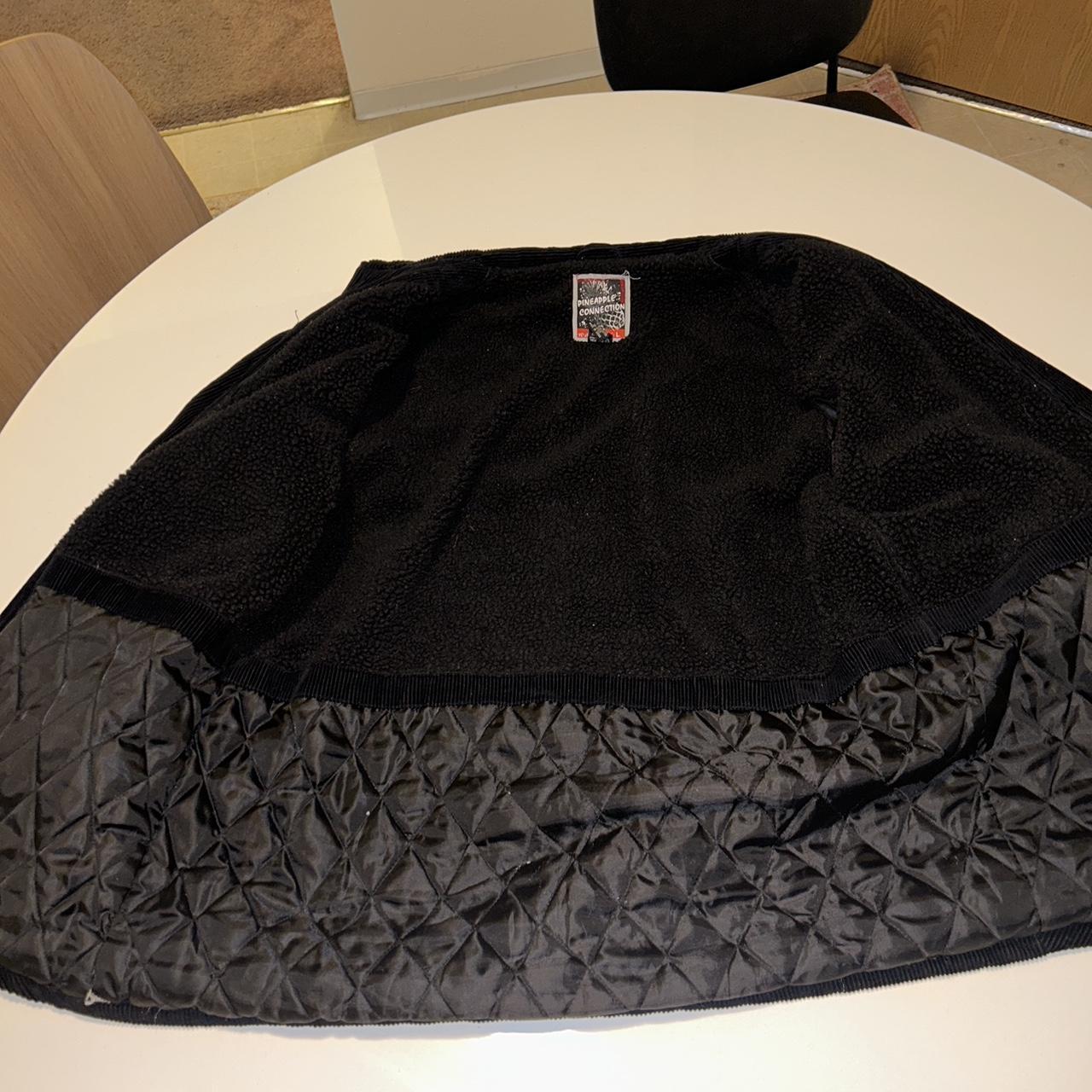 Vintage Pineapple Connection black corduroy jacket... - Depop
