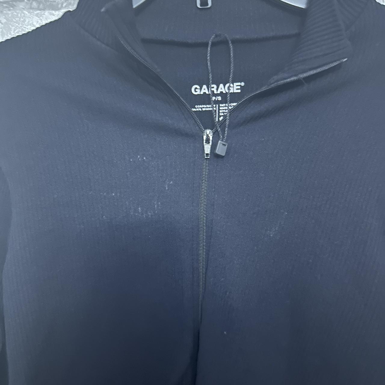 garage fitted & cropped zip up. in good condition,... - Depop