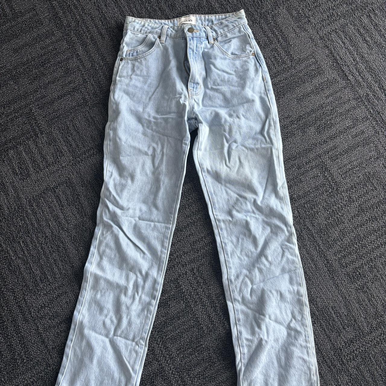 Rolla Jeans, would fit size 6 the best, light blue - Depop