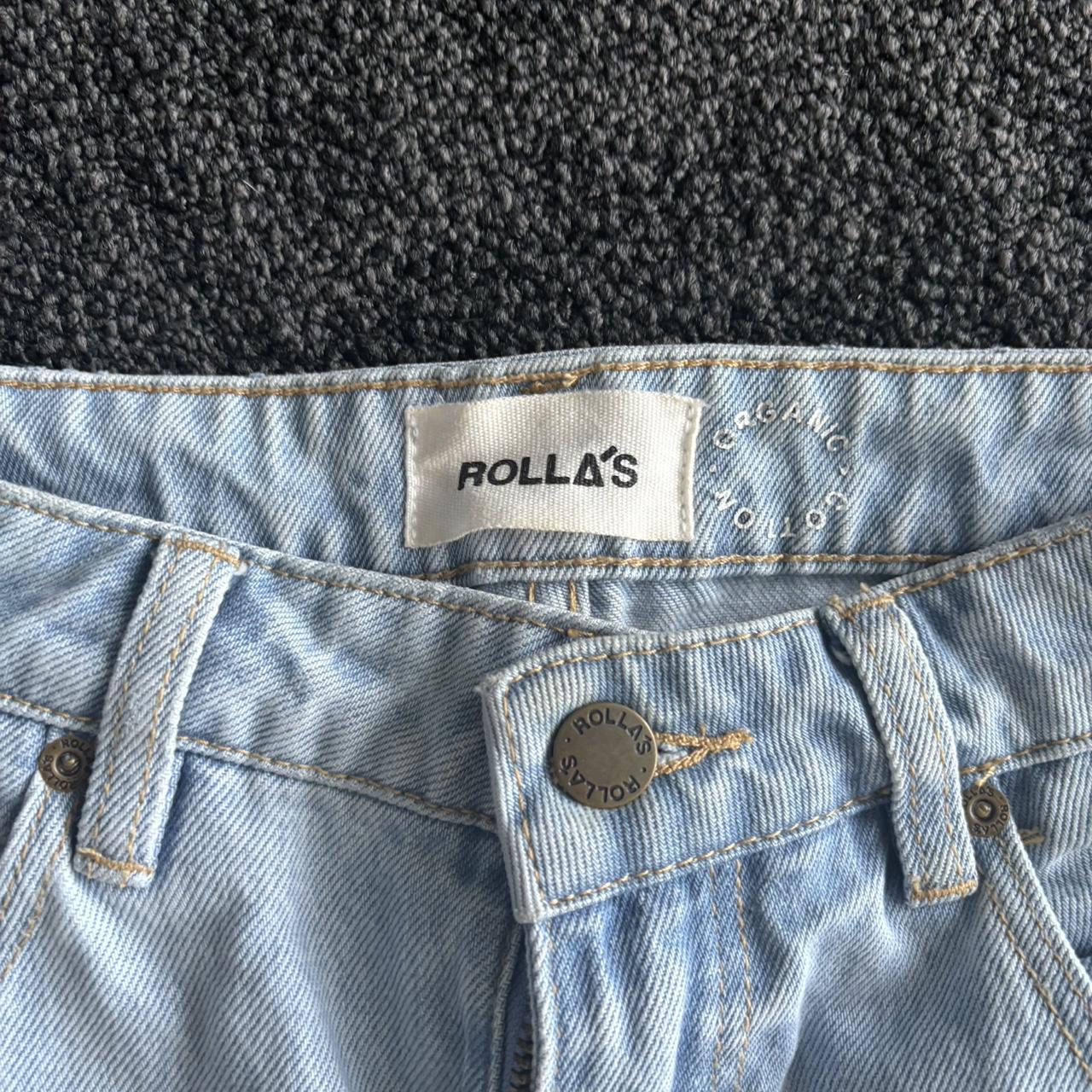 Rolla Jeans, would fit size 6 the best, light blue - Depop