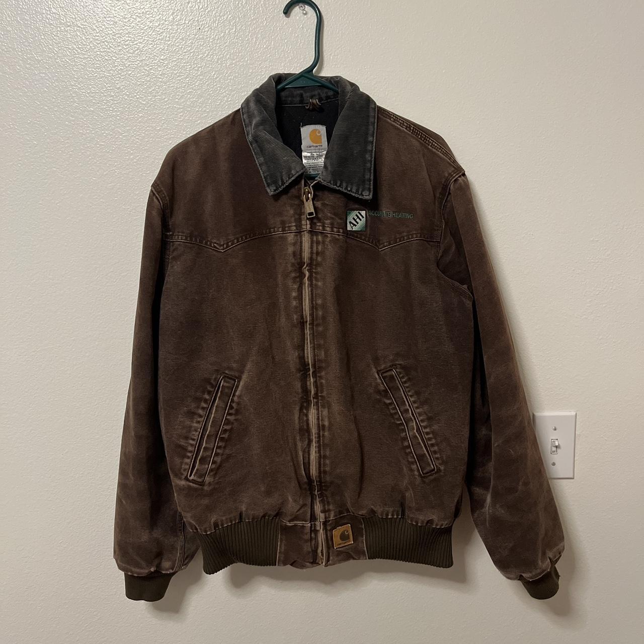 2000s Carhartt Santa Fe jacket Dark brown🟤 Size... - Depop