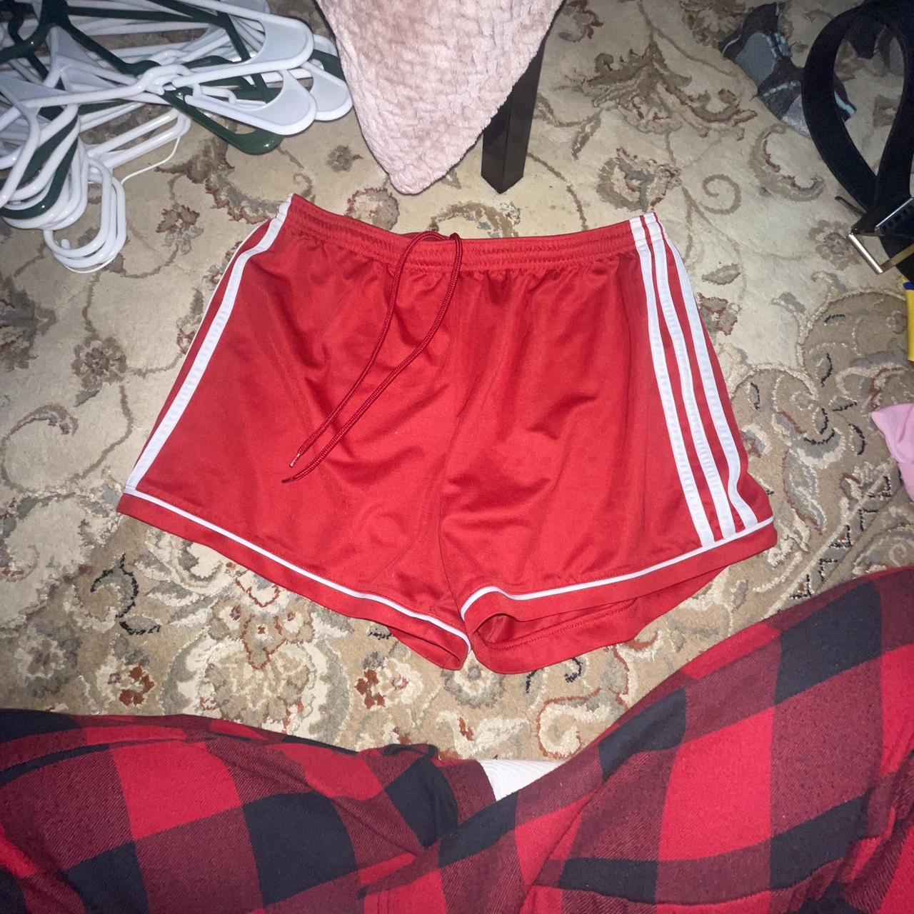 Aeroready Red Adidas Shorts - Depop