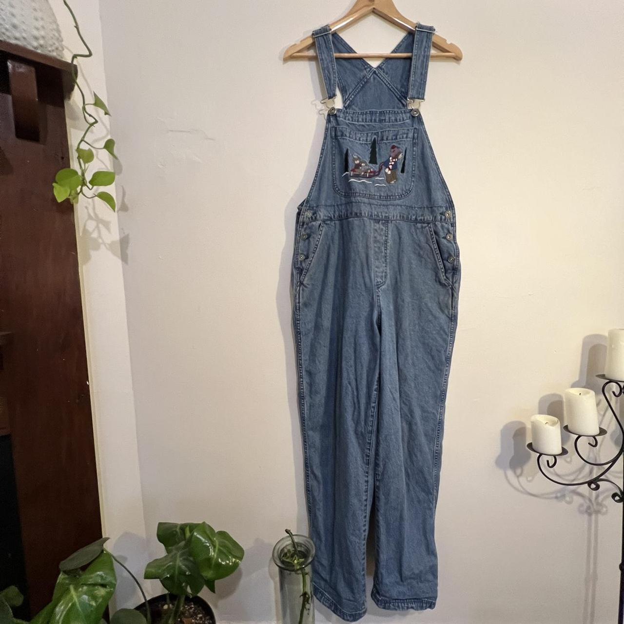 Christopher & banks overalls with the sweetest... - Depop