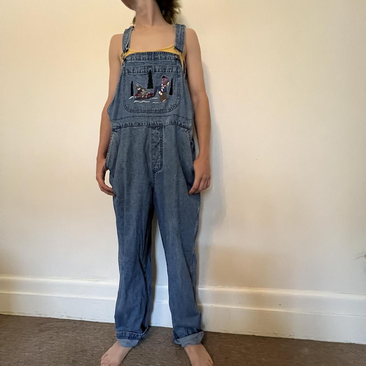 Christopher & banks overalls with the sweetest... - Depop
