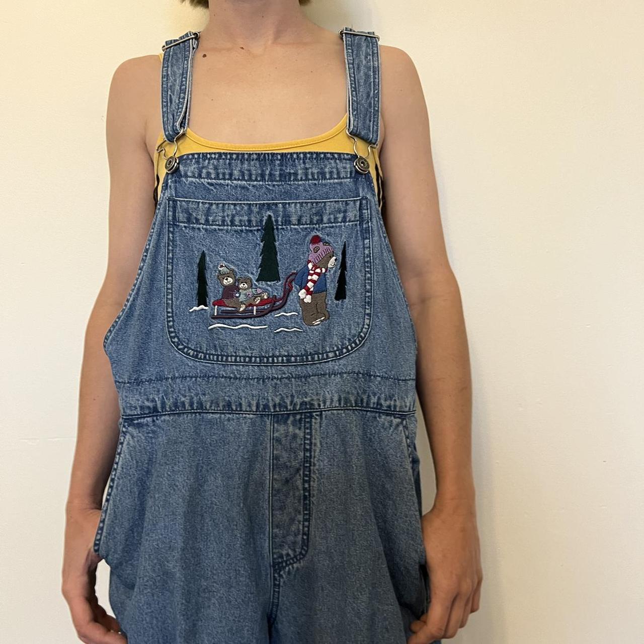Christopher & banks overalls with the sweetest... - Depop
