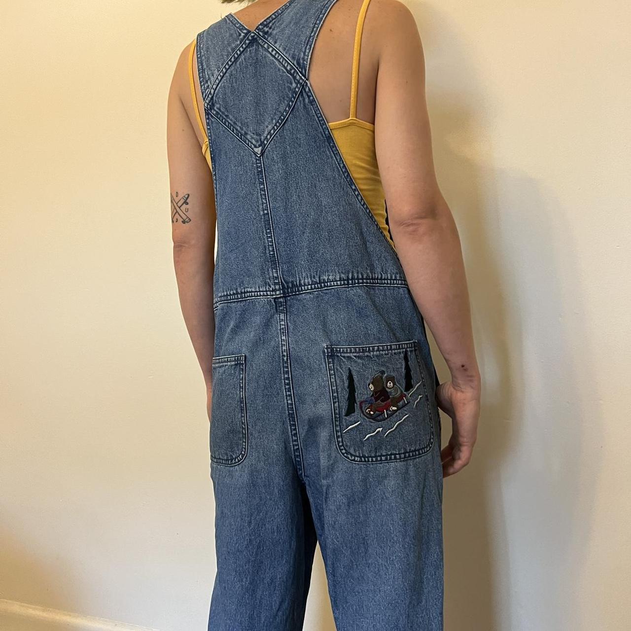Christopher & banks overalls with the sweetest... - Depop