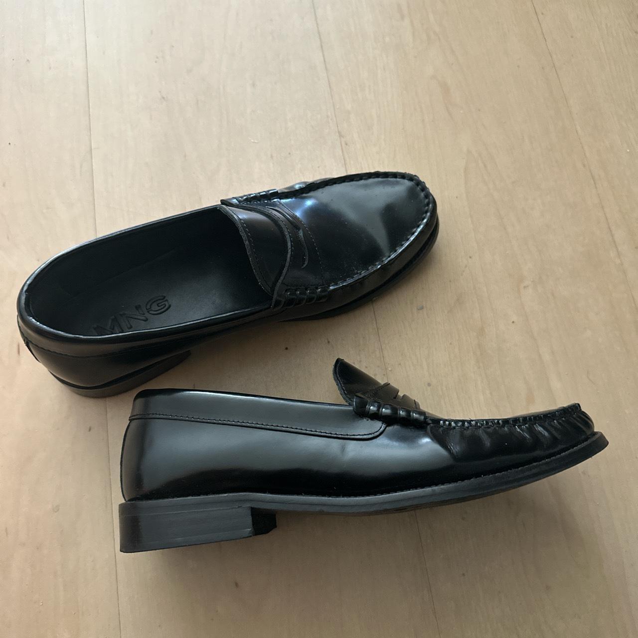 Mango Loafers 100% leather worn a handful of... - Depop