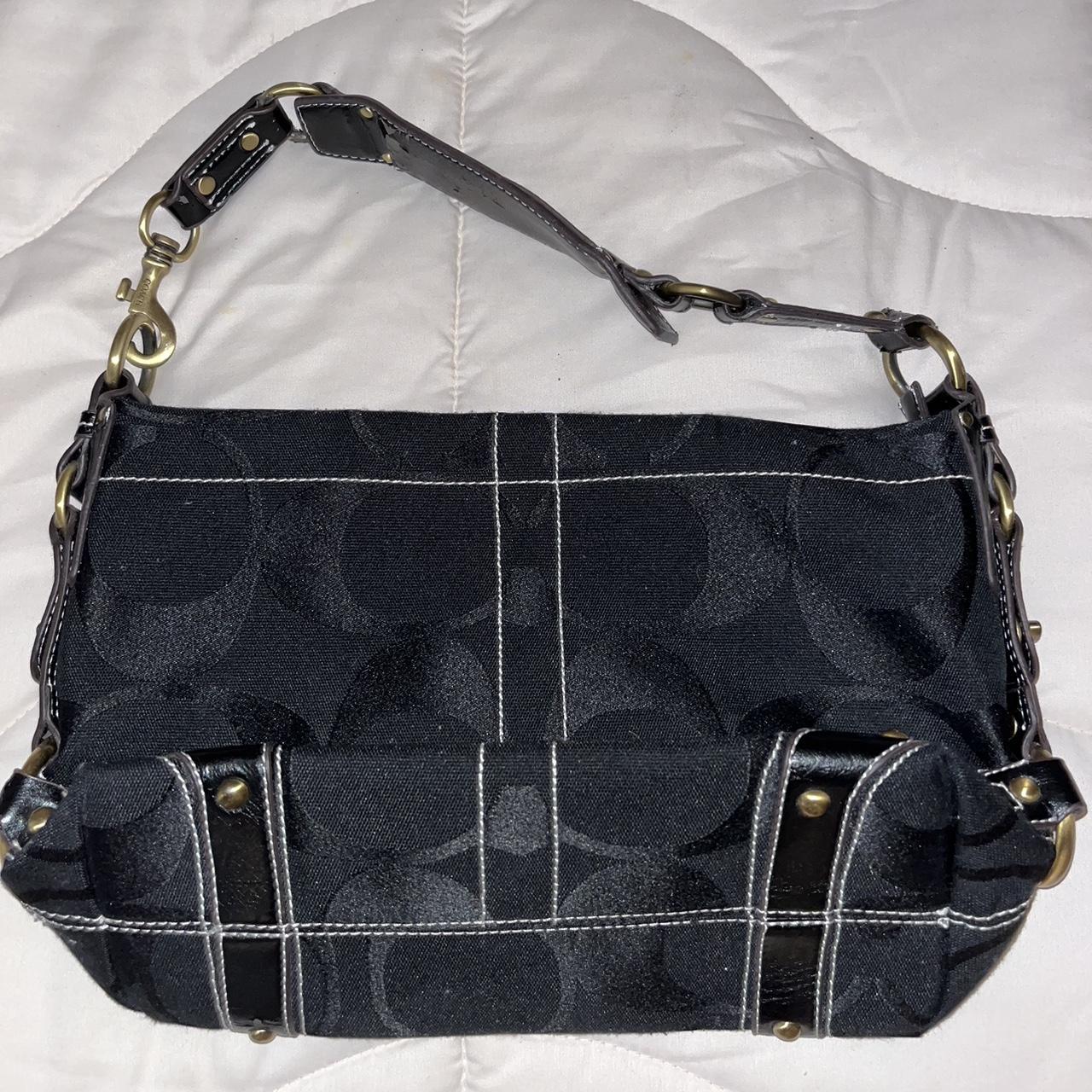 Coach Women's Black Bag | Depop