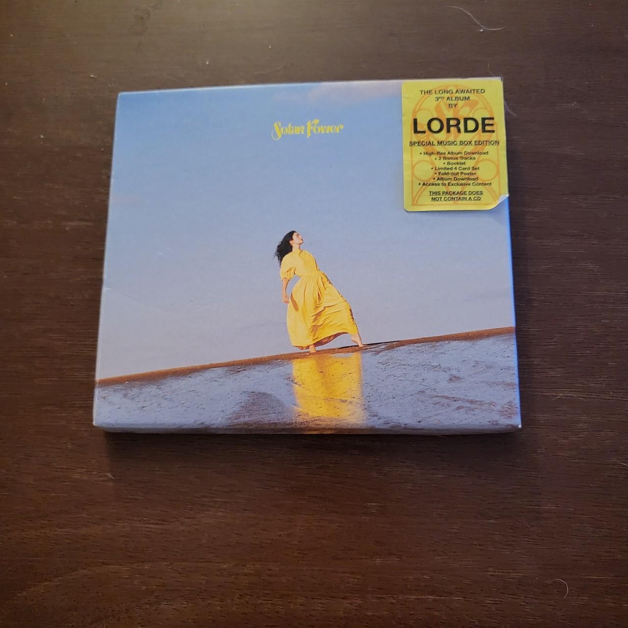 Lorde cd box, No actual cd. Poster, Photo cards and... - Depop