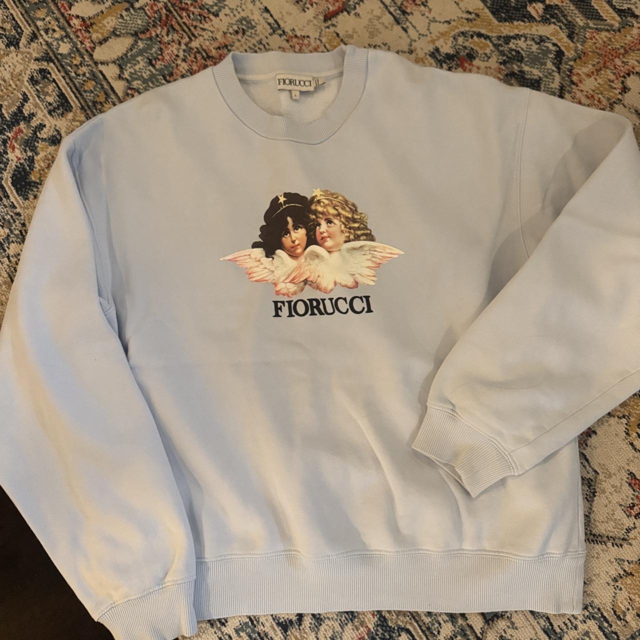 Fiorucci light blue crewneck sweatshirt Only worn a... | Depop