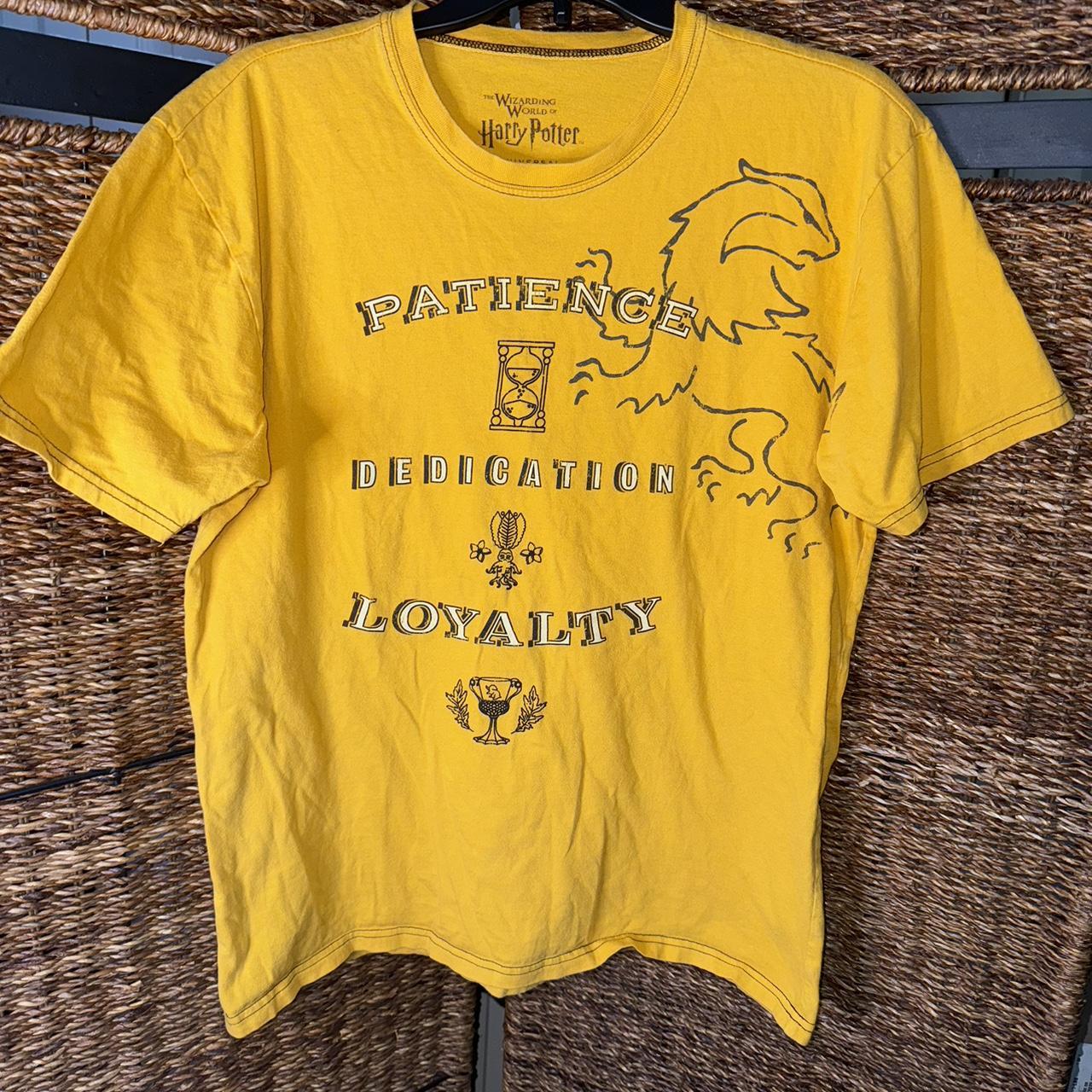 Hufflepuff Attributes Harry Potter shirt in good... - Depop