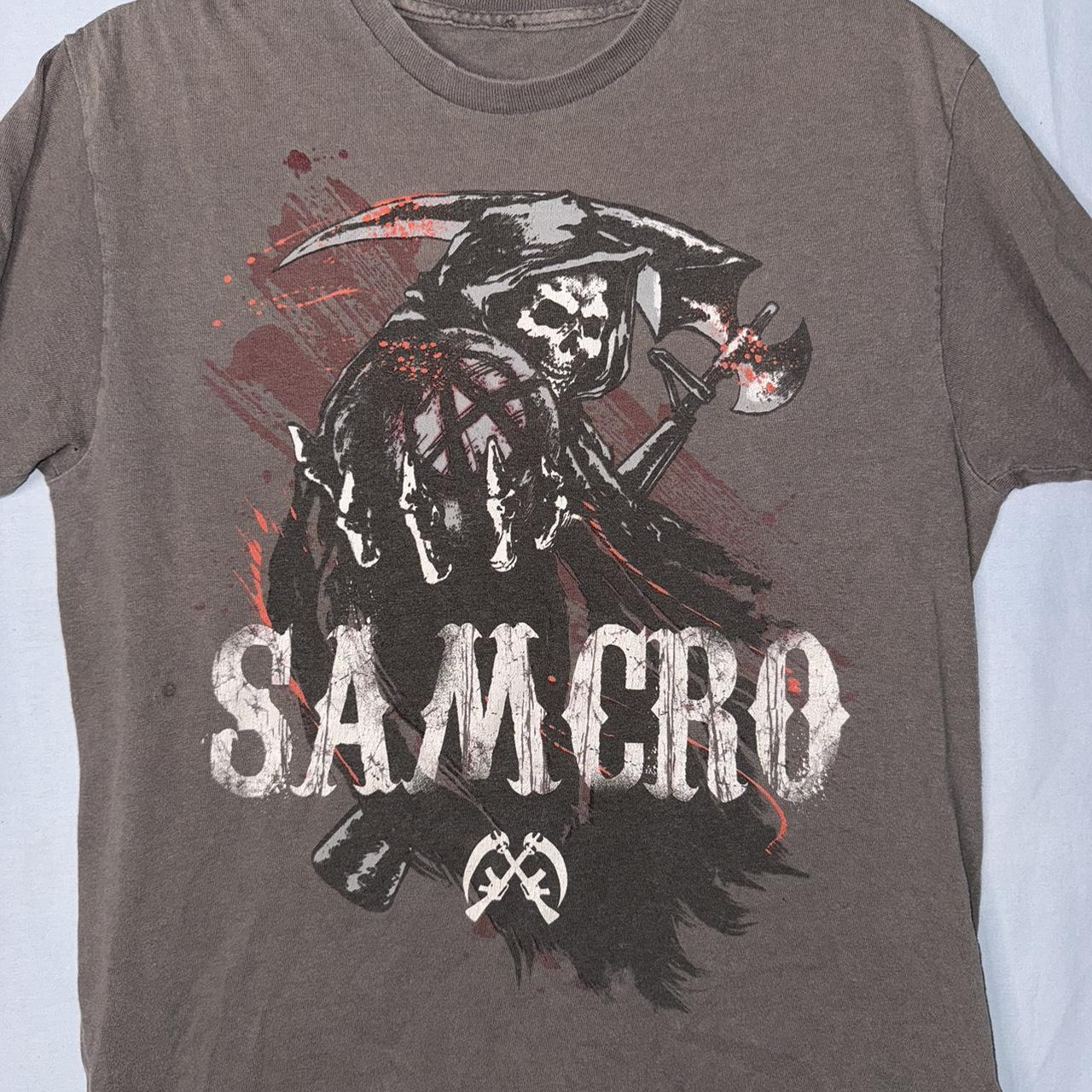 Nice Samcro Sons of Anarchy shirt with nice design... - Depop