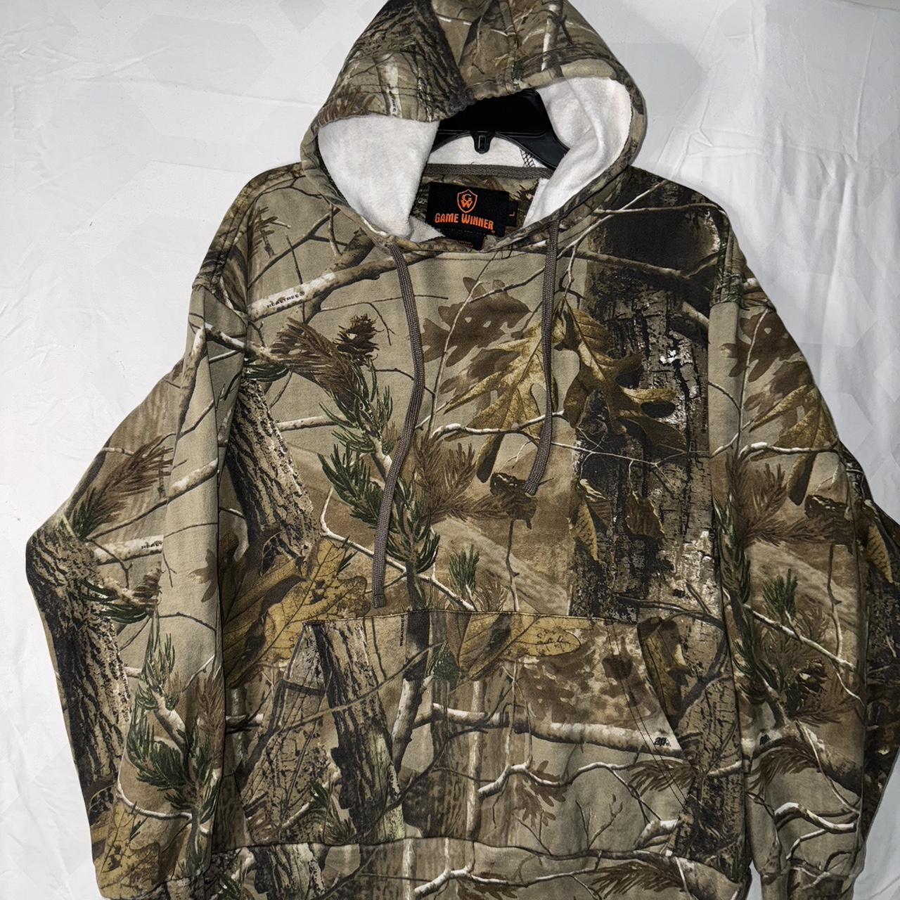 Game Winner camo hoodie in good condition - Depop