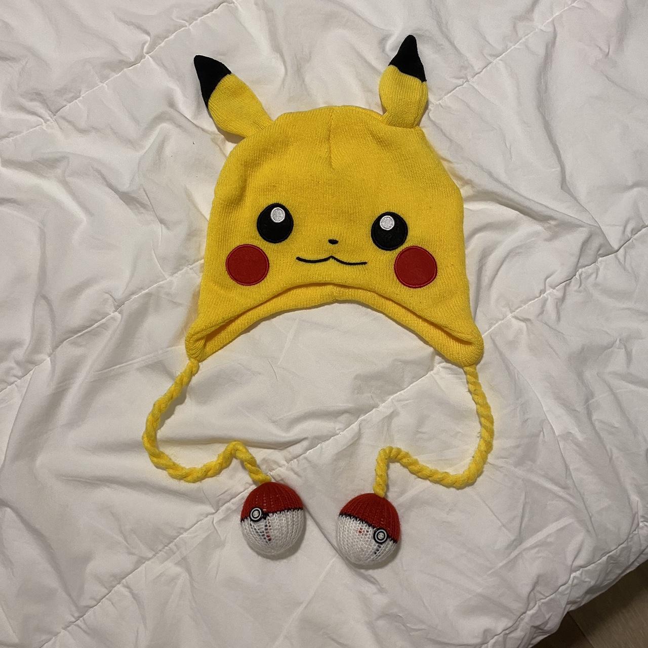 Cute Pikachu Beanie fits like most beanies, DM for... - Depop