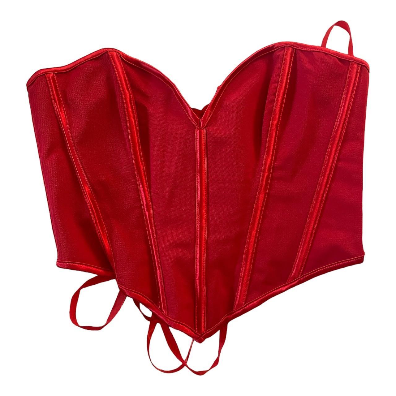 Cute heart shape corset size medium #corset... - Depop