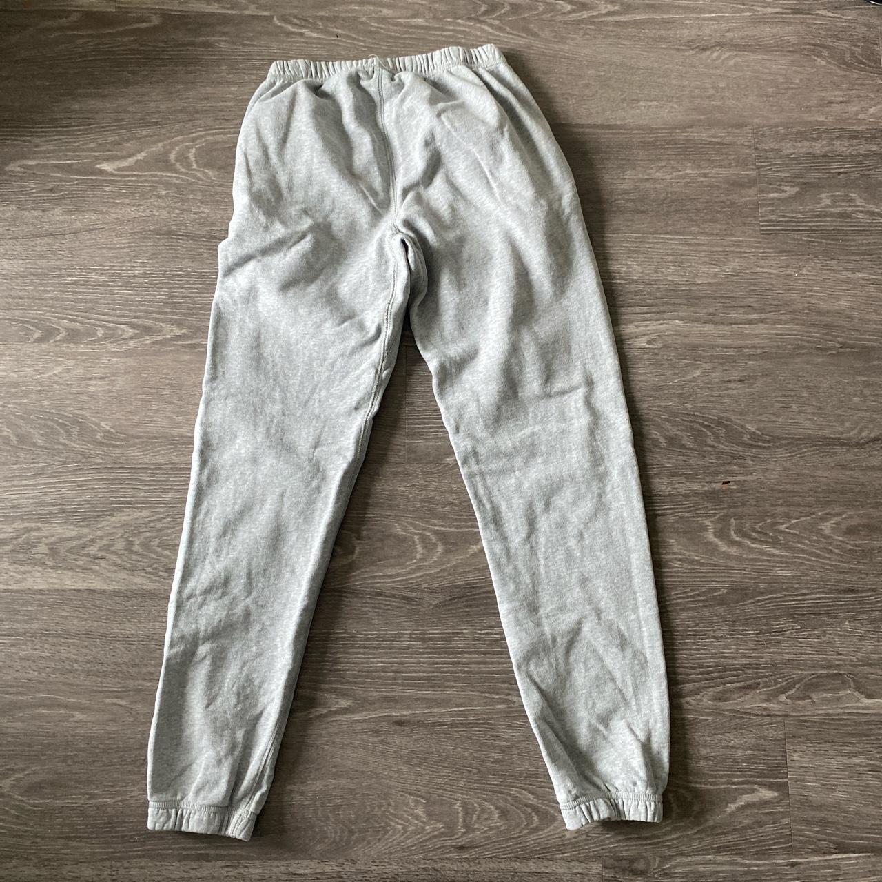 Gray sweatpants from roots Size xs In good... - Depop