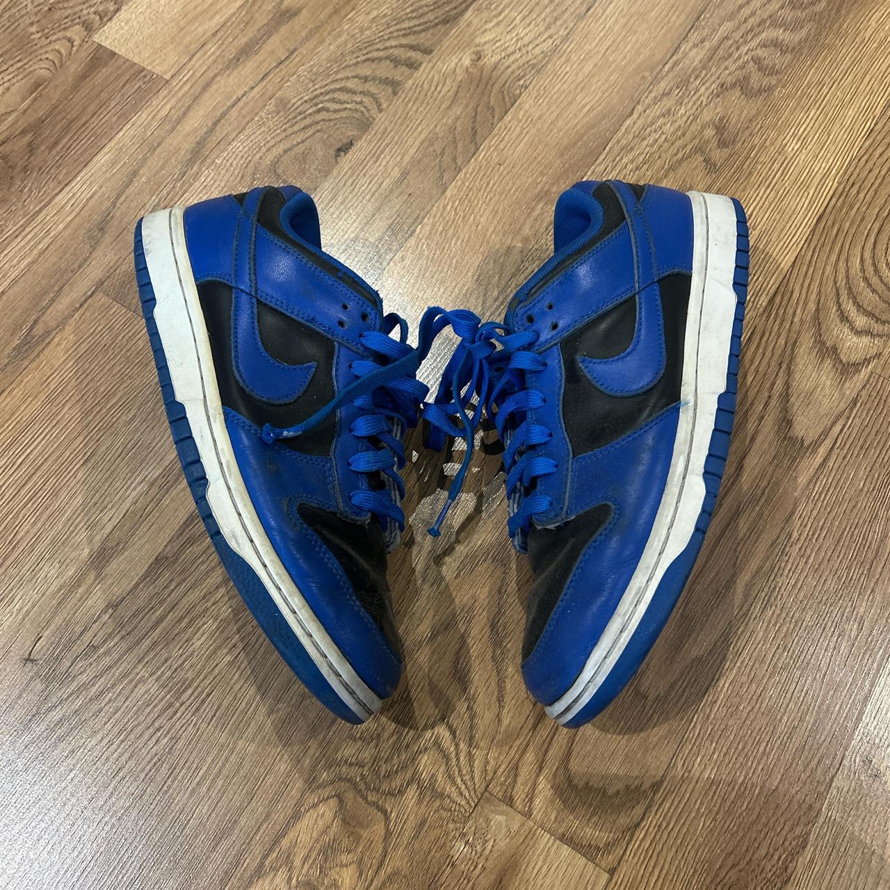 Hyper royal blue dunks Pretty worn I’d pretty much... | Depop