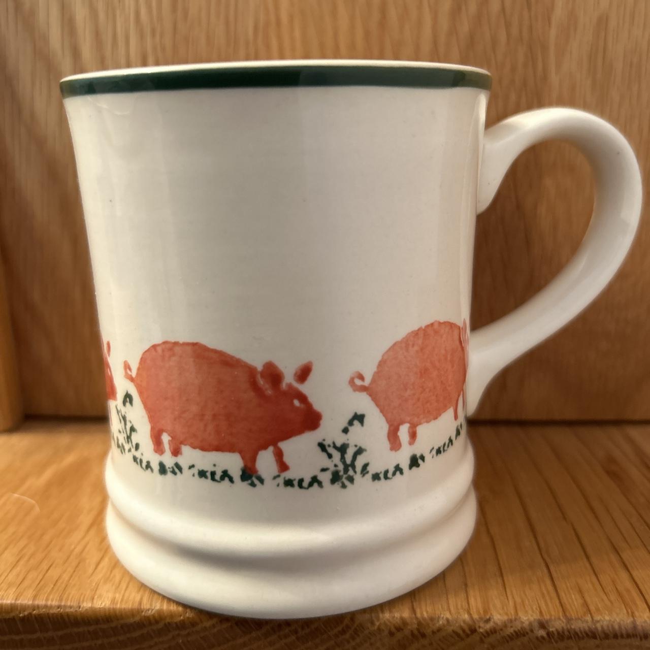 Vintage hand crafted Westfield art pottery Pigs... - Depop