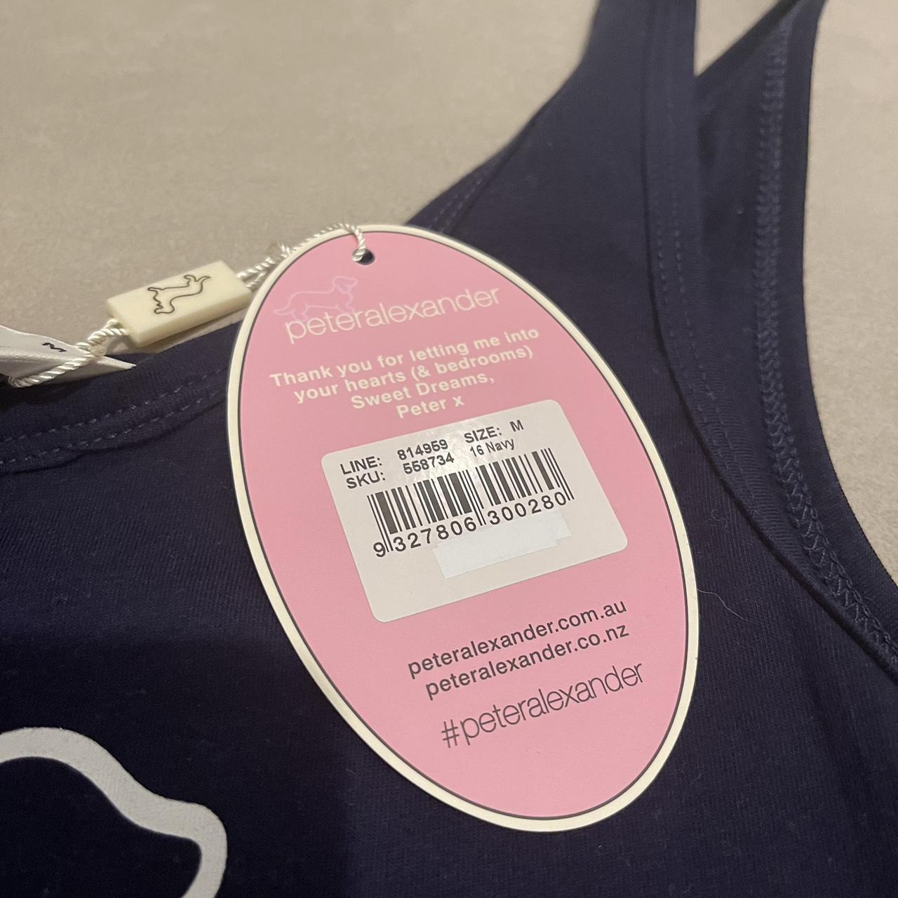 Peter Alexander navy tank top Size M Brand new... - Depop