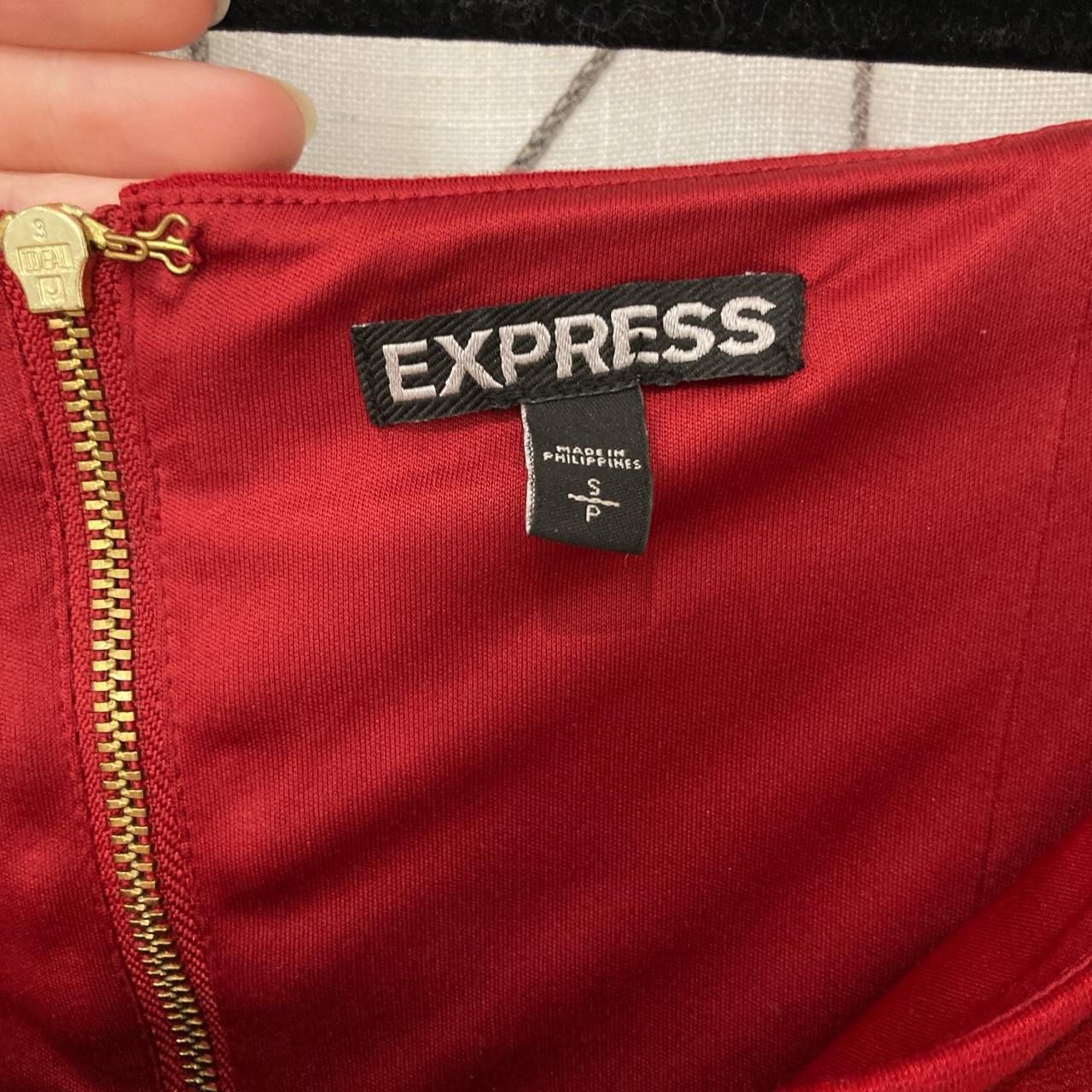Express Women's Red Dress | Depop