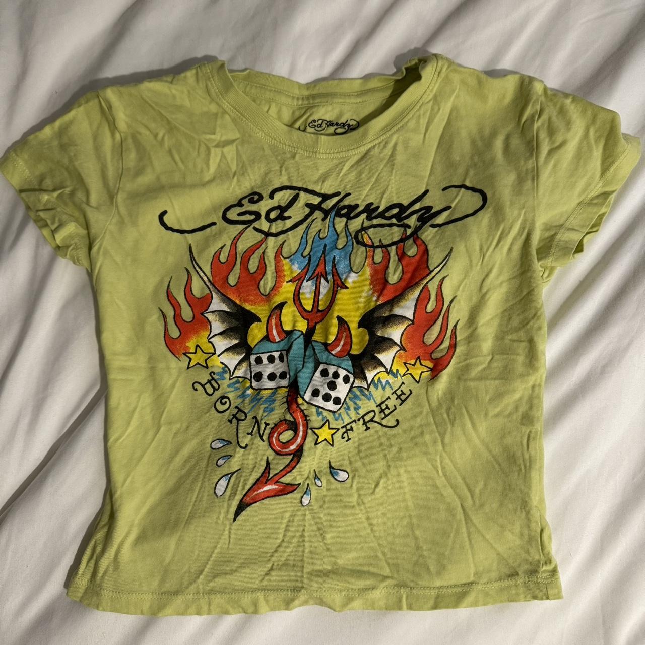ed hardy top - Depop
