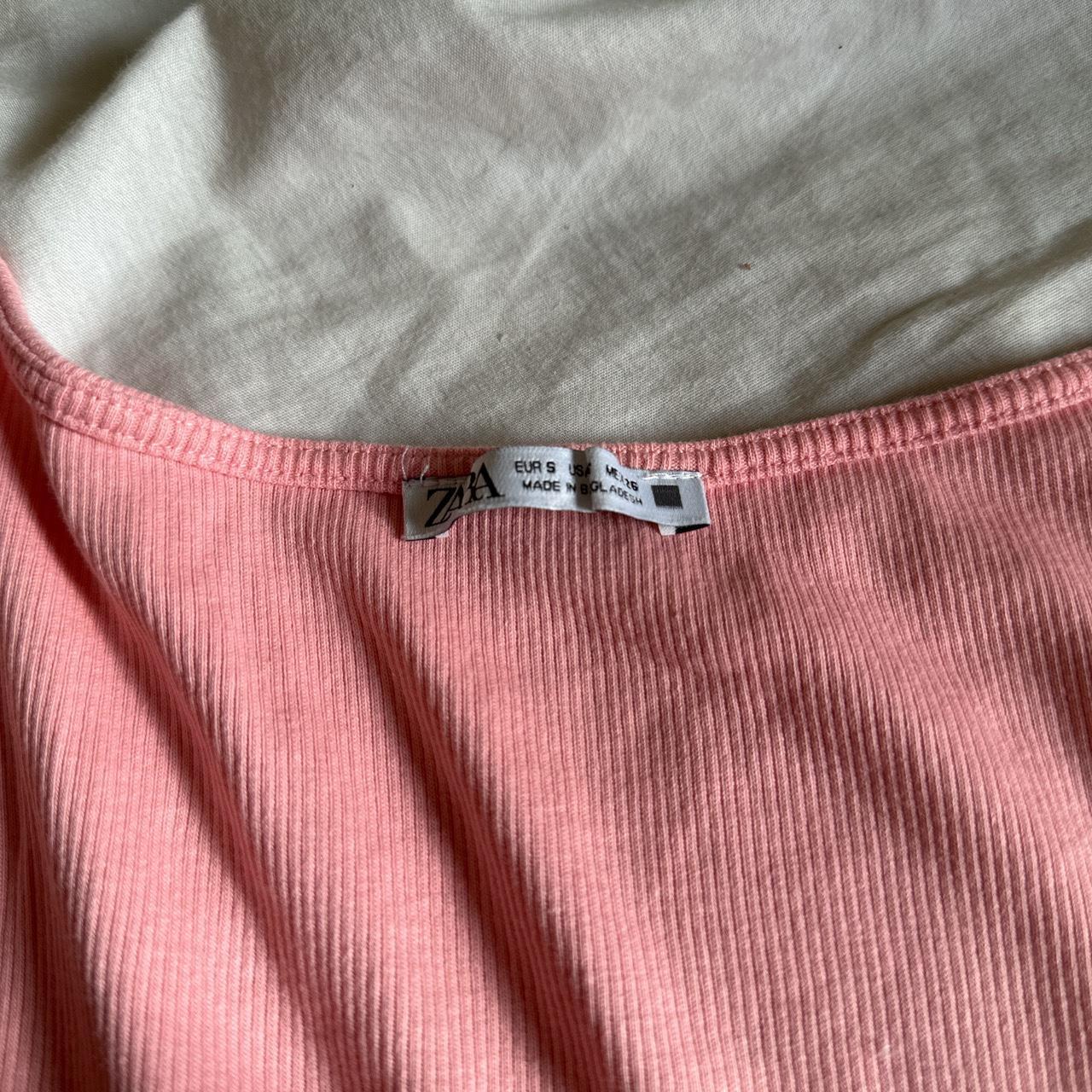 Zara Women's Pink Shirt | Depop