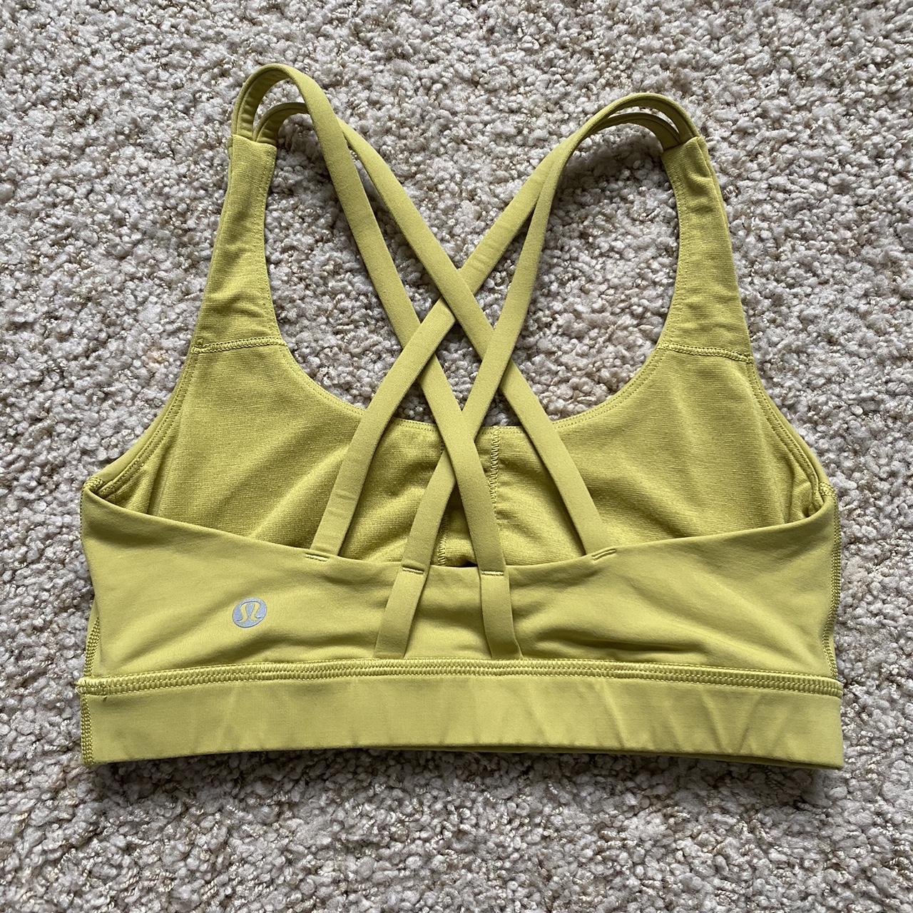 Lululemon Women's Green Bra | Depop