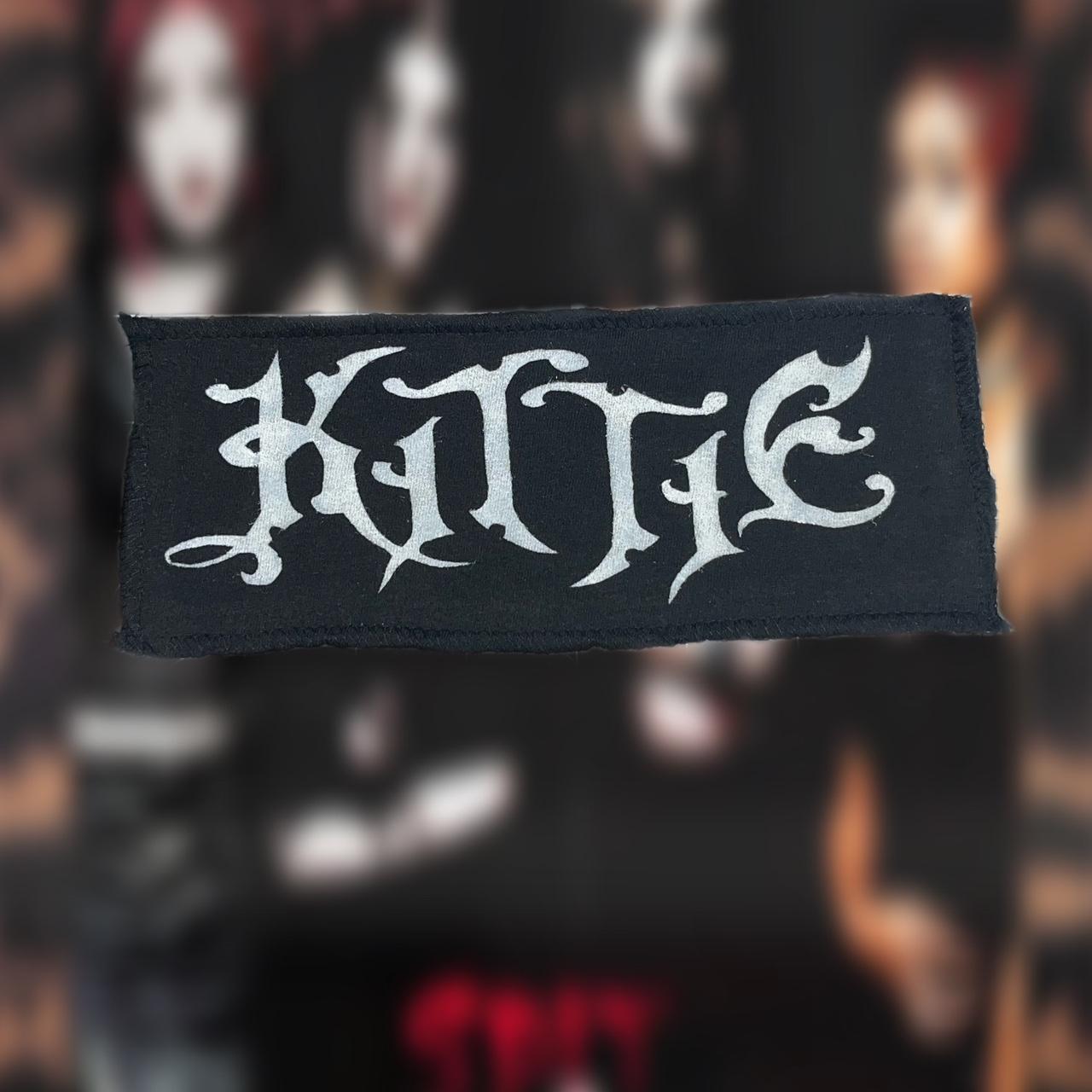 kittie band logo patch! about 8 inches by 3 inches.... | Depop