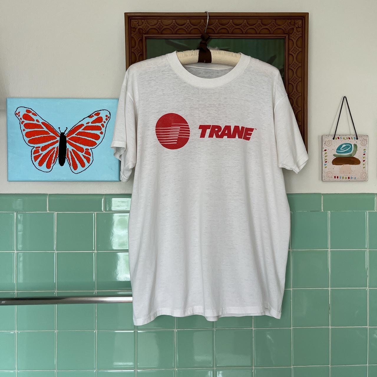 Vintage Trane Shirt “It’s hard to stop a... - Depop