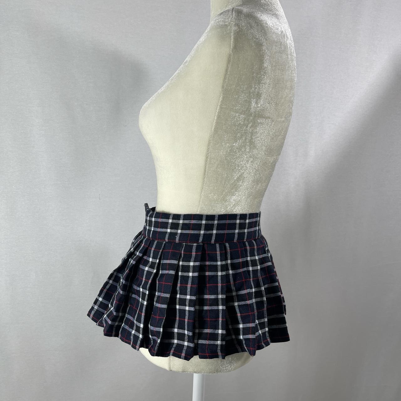 Hustler plaid micro skirt This skirt has Velcro for... - Depop