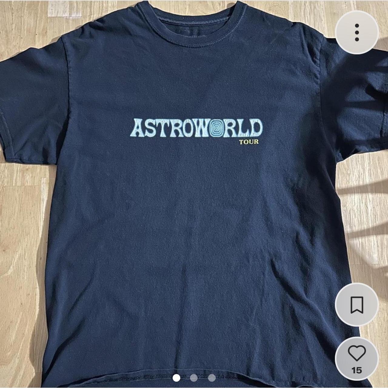 travis scott astroworld tour merch fits slight... - Depop
