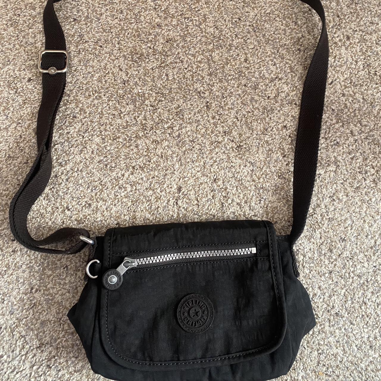 Small black Kipling crossbody purse Only worn once... - Depop