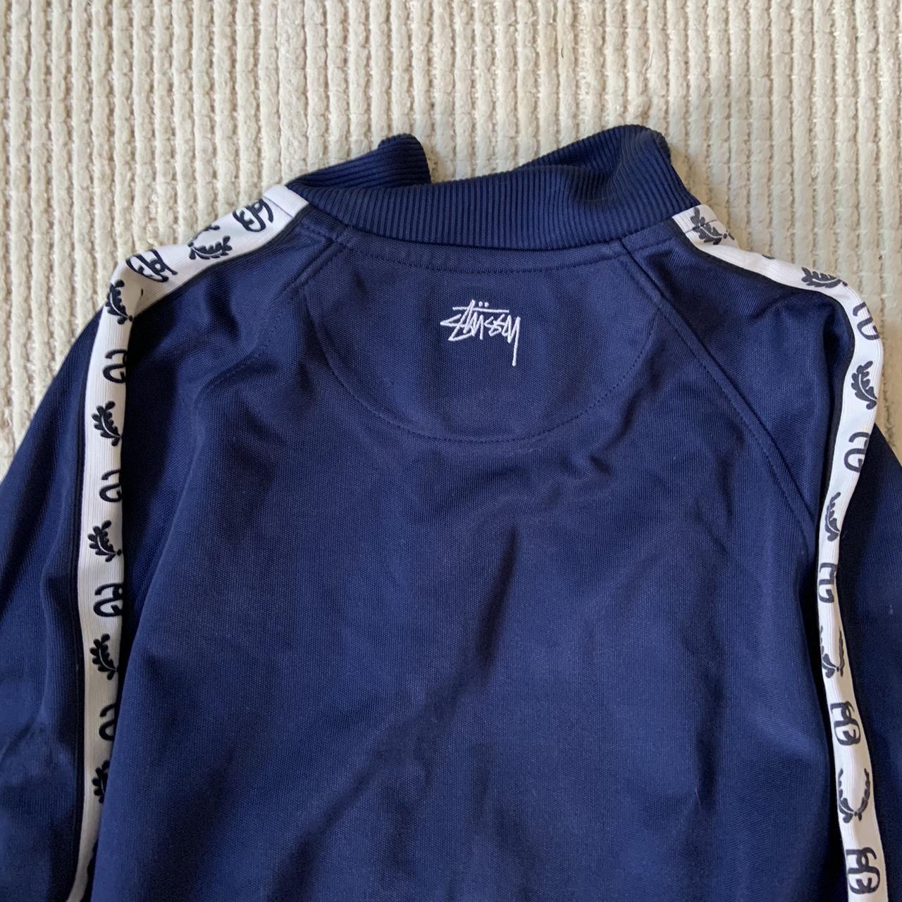 Stussy x Fred Perry, Blue Zip-Up Tracksuit Top, 2015 | Depop Stussy x Fred Perry, Blue Zip-Up Tracksuit Top, 2015 | Depop