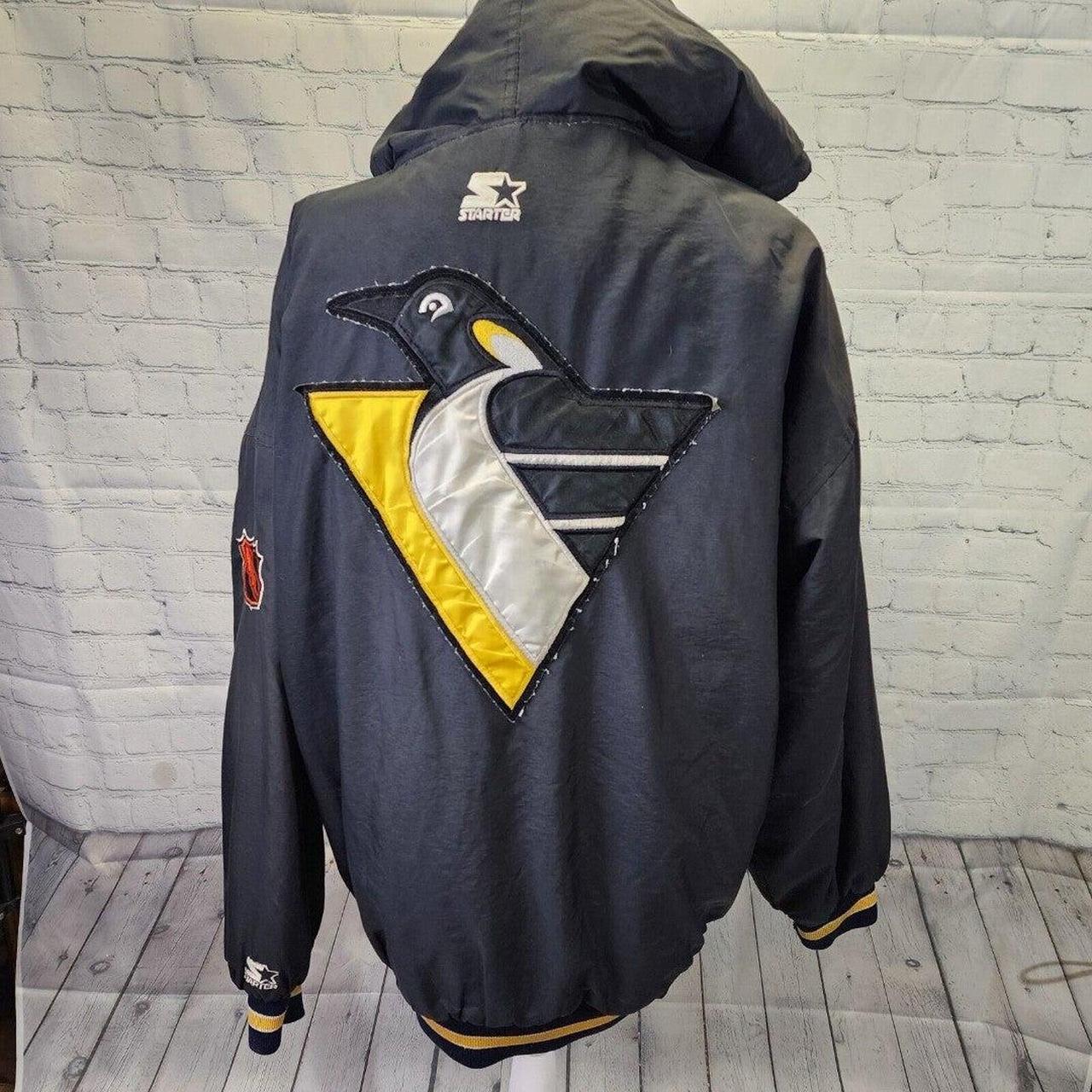 Starter Men's Yellow and Black Jacket | Depop