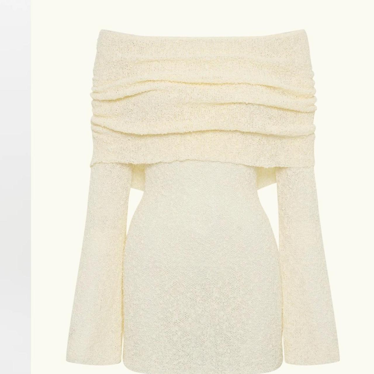 SHEIN similar to MESHKI marisol dress - cream /... | Depop