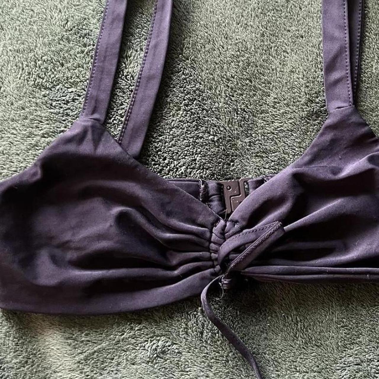 princess polly black bikini set bottoms are high... - Depop