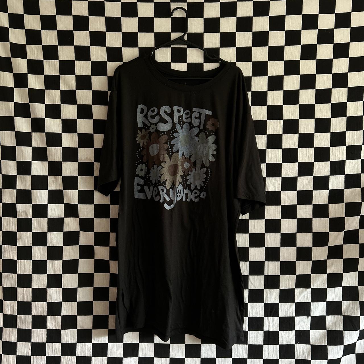 respect everyone boho t-shirt dress - Depop