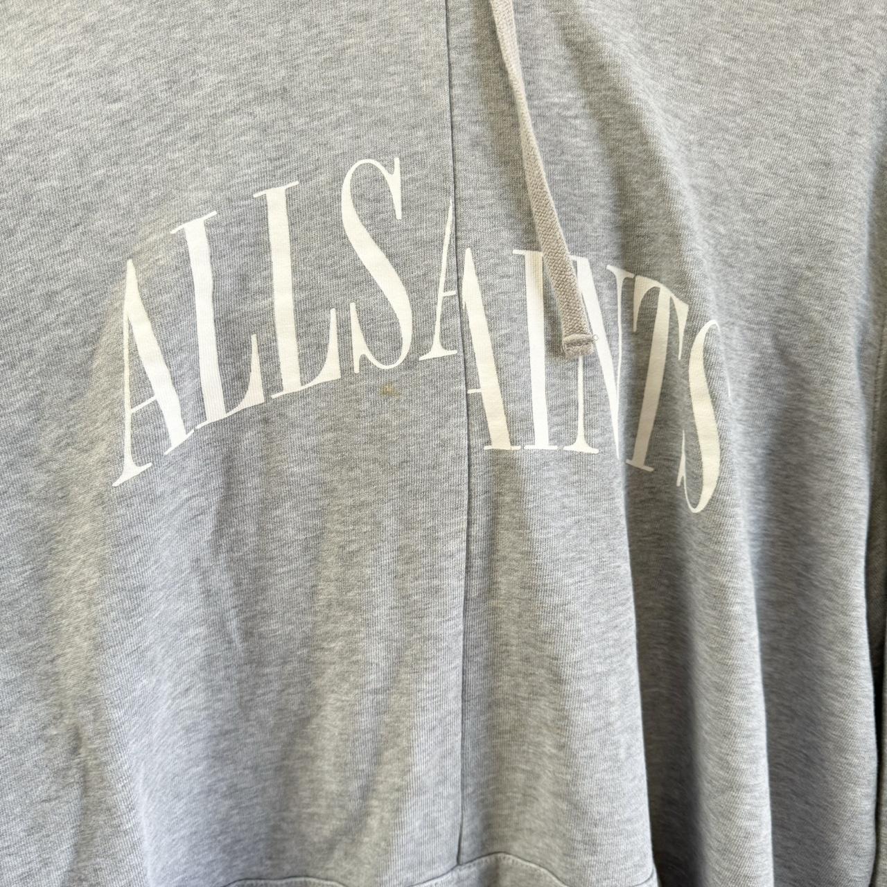 men’s extra large All Saints hoodie some staining... | Depop