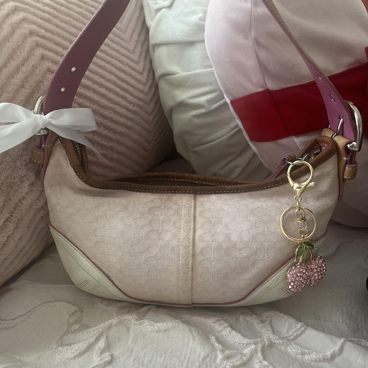 Light Pink Coach shoulder Bag #coachbag #coach... | Depop