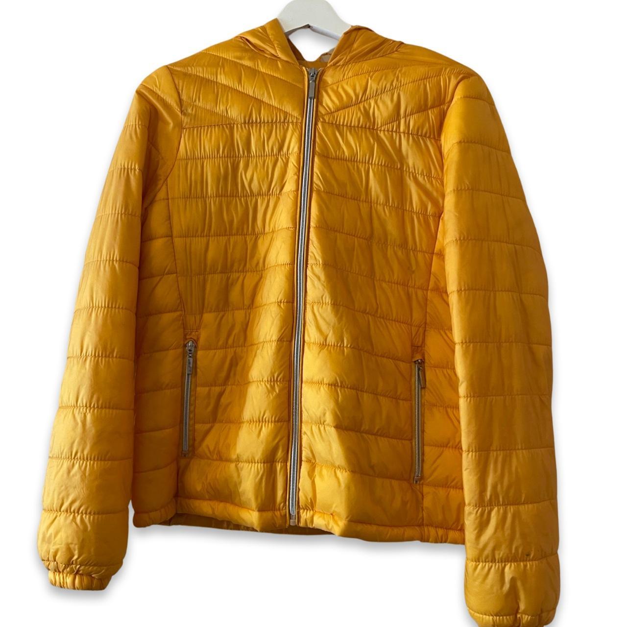 New Look Women's Yellow and Orange Jacket | Depop